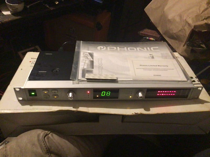 phonic i7100 feedback silencer digital feedback eliminator | Reverb