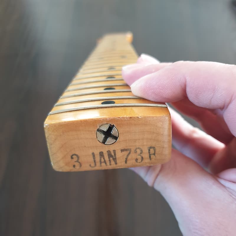 Fender Telecaster Neck Vintage 1973 Original | Reverb