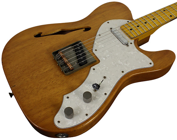 Nash T-69 Thinline Guitar, Natural Mahogany | Reverb