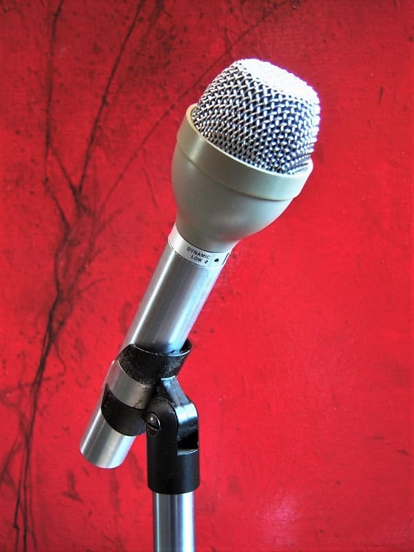 Vintage 1970's Shure 579SB dynamic microphone low Z satin | Reverb