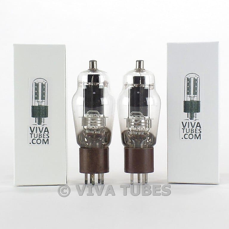 True NOS Matched Pair Mullard Britain Type 807 Black Plate | Reverb UK