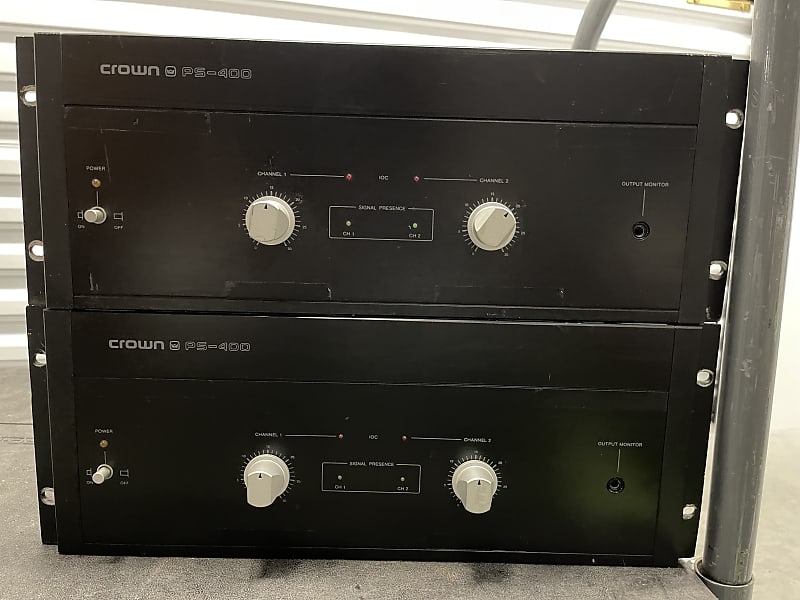 Crown PS-400 Power Line Four Amplifiers | Reverb