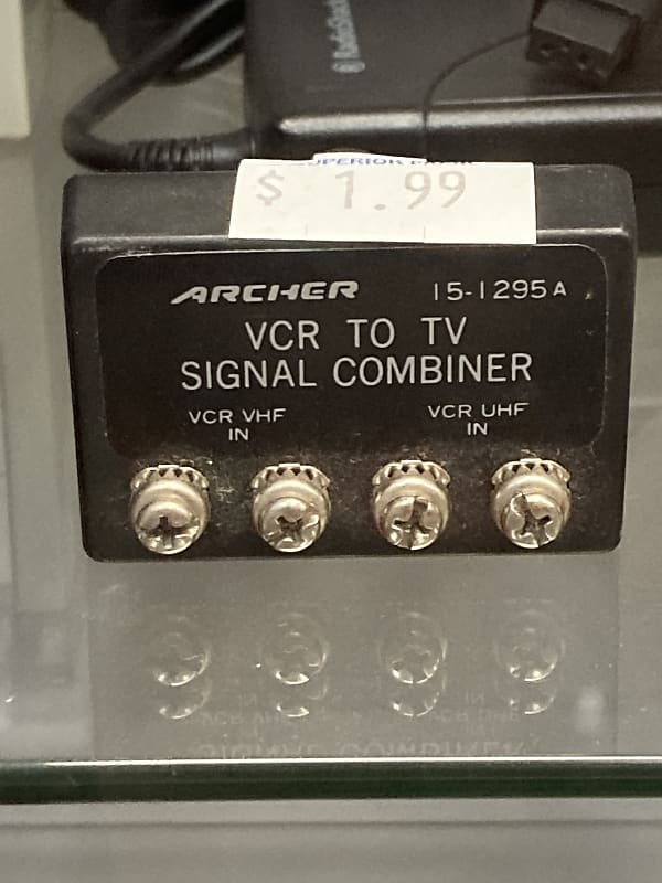 Archer VCR to TV signal combiner | Reverb