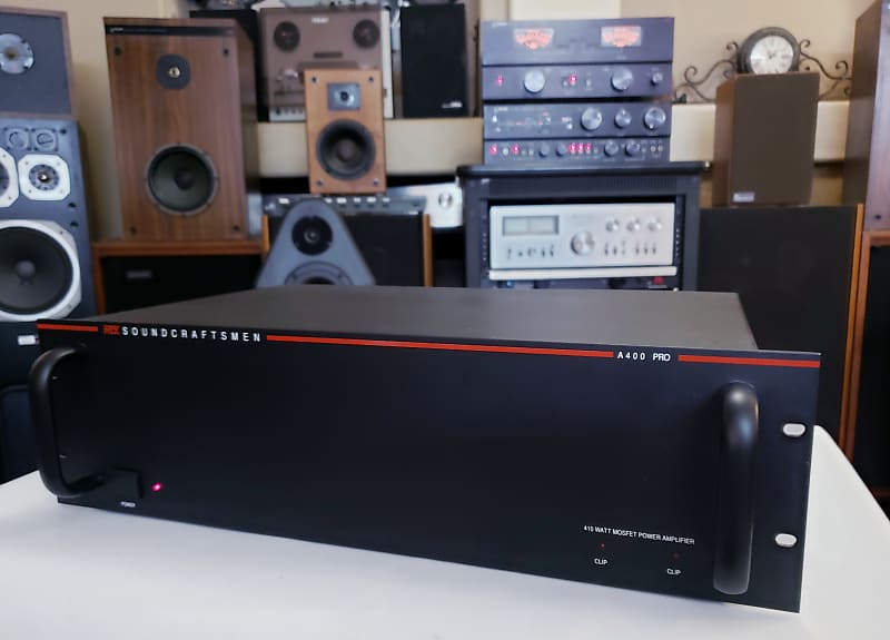 MTX Soundcraftsmen A400 Pro Power Amplifier 205wpc 8ohm 450 | Reverb