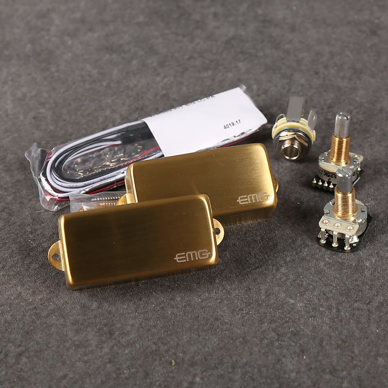 EMG Les Claypool Signature Pickup Set - Brushed Gold - 2nd | Reverb