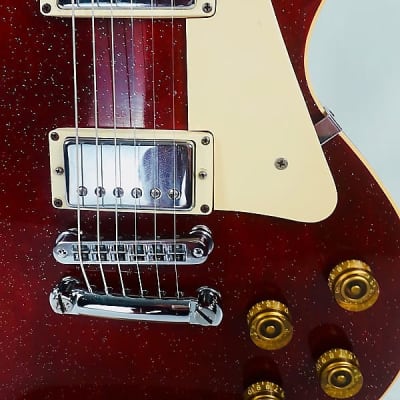 Gibson Les Paul Standard 1980 'Cherry Red Sparkle' - Ultra | Reverb