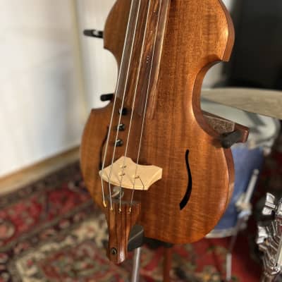 Azola Bambino Electric Upright Bass 2006 - Nature | Reverb