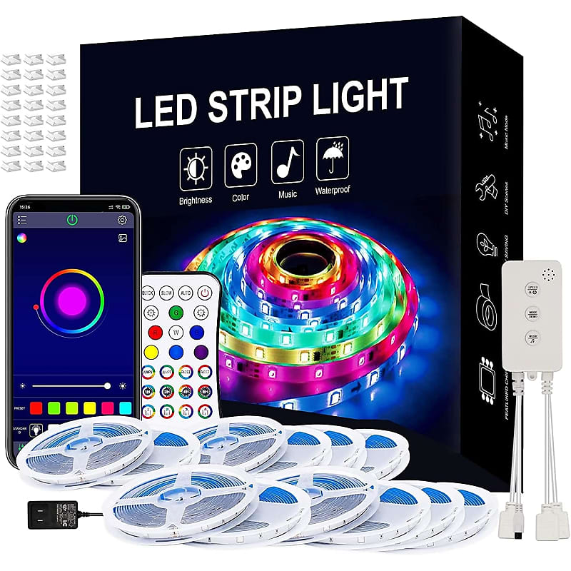 200Ft Outdoor Led Strip Lights Waterproof For Home Bedroom, | Reverb