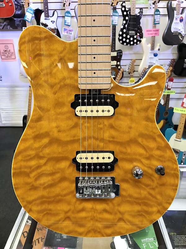 Ernie Ball OLP Electric, Amber Quilt - Pre Owned | Reverb