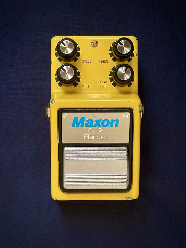 Maxon FL-9 Flanger (Black label) True Vintage 1982 Original | Reverb