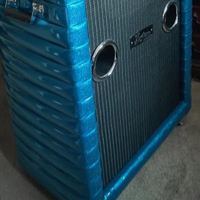 Kustom K-200 AMPLIFIER 1967 - BLUE TUCK & ROLL | Reverb