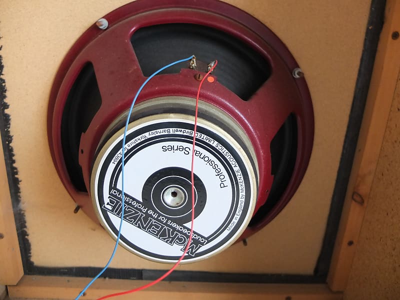 McKenzie 12" Proffesional Series Guitar Speaker 1970's | Reverb