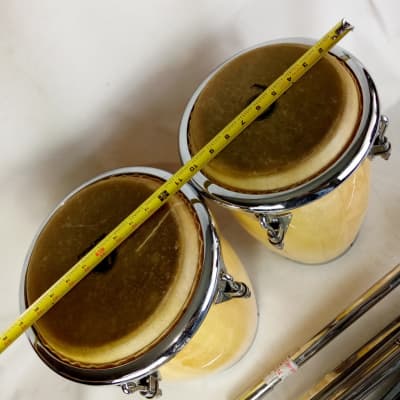 LP M.Cohen Conga Drums+Stand+Original Skin Heads Set Latin | Reverb