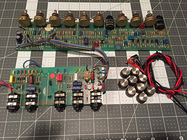 PCB from a Marshall Artist 4203 3203 EL34 Tube Amplifier | Reverb
