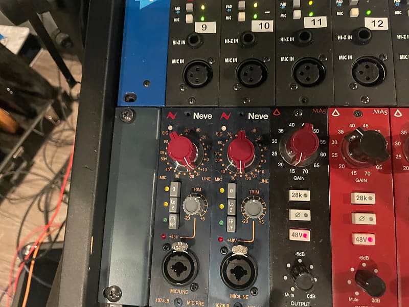 Pair AMS Neve 1073LB 500 Series Mic Preamps | Reverb