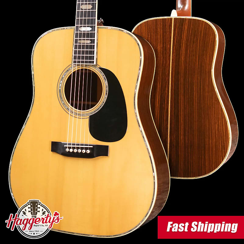 Martin D-45 Vintage 1982 Acoustic Guitar with Hardshell Case | Reverb