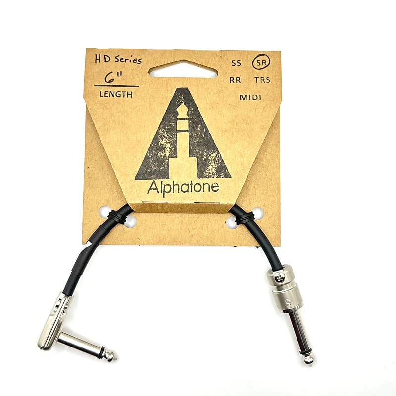 Alphatone Audio SP500-SPS5 HD Series Patch Cables 6 in. | Reverb