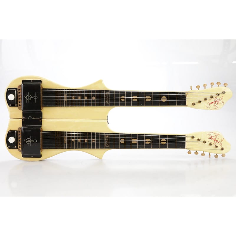 Oahu iolana Double Neck Lap Slide Steel Electric Guitar | Reverb