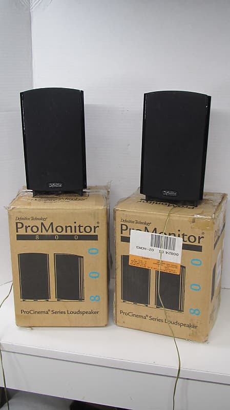 1 Pair Definitive Technology ProMonitor 800 Speakers Gloss | Reverb