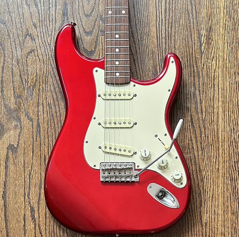 1990’s ESP Traditional MIJ Strat Style - Candy Apple Red | Reverb