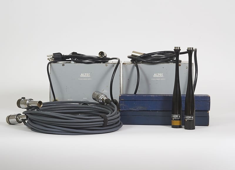 Pair Altec M11 Coke Bottle Tube Microphones 150A 21B Restored | Reverb