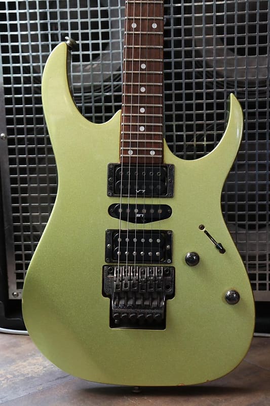 Ibanez RG570 HSH Sour Apple Sparkle 2000 Japan | Reverb UK