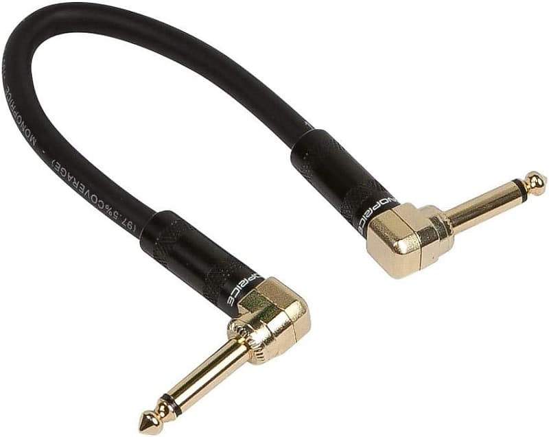 6m Acoustic Guitar Cable with Noise Reduction, Straight Right | Reverb