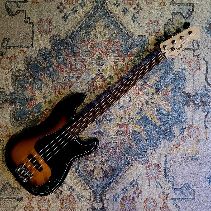 Squier Precision Bass - P Bass - PJ - Sunburst | Reverb