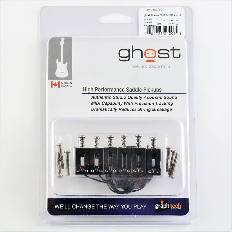 GRAPH TECH PN-8000-F0 GHOST LOADED SADDLES 11MM SET 6 CON | Reverb