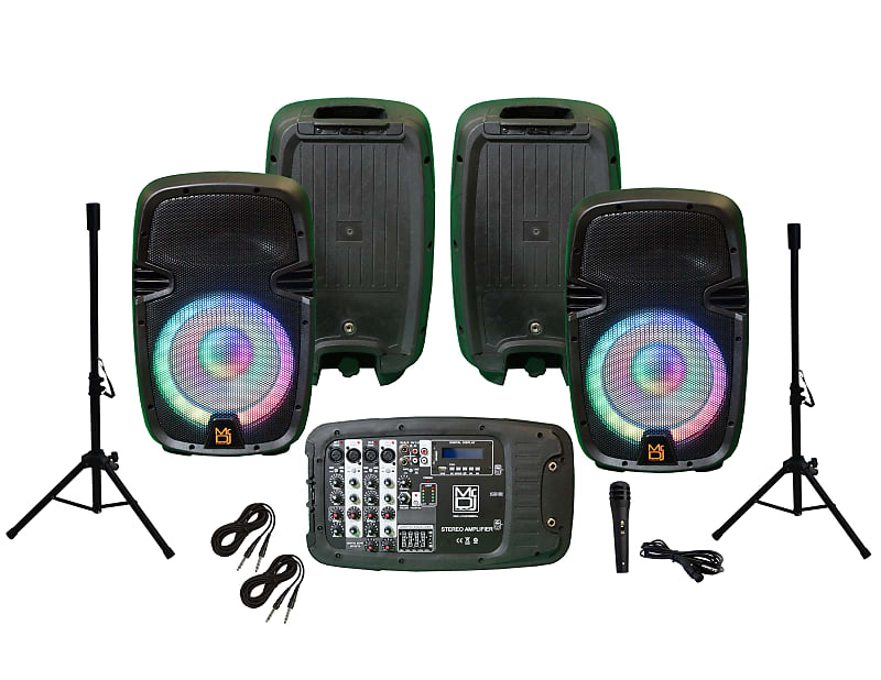 MR DJ PBX210COMBO Speaker Portable all in One PA/DJ KTV | Reverb