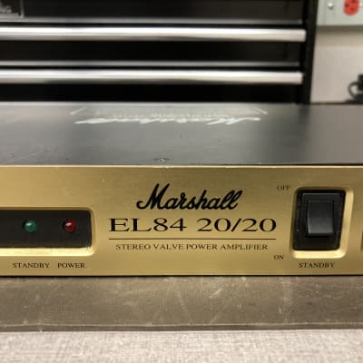 Marshall EL84 20/20 Stereo Tube rackmount power amplifier | Reverb