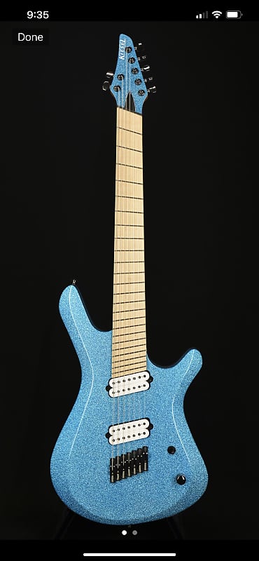 Kiesel Vanquish 7 2021 Blue Sparkle Multiscale | Reverb
