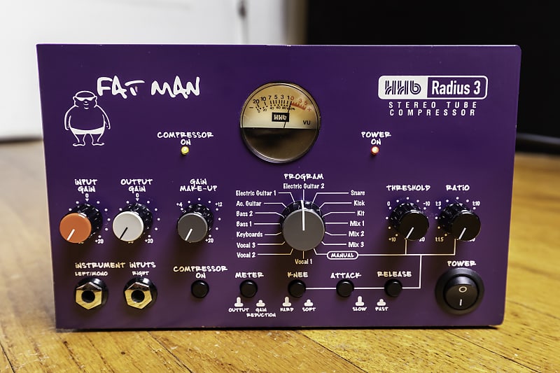HHB Radius 3 Fat Man Tube Compressor w/Power Cord 2000's - | Reverb