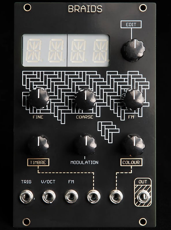 Mutable Instruments Braids Oscillator Build 2018 White / Blue | Reverb