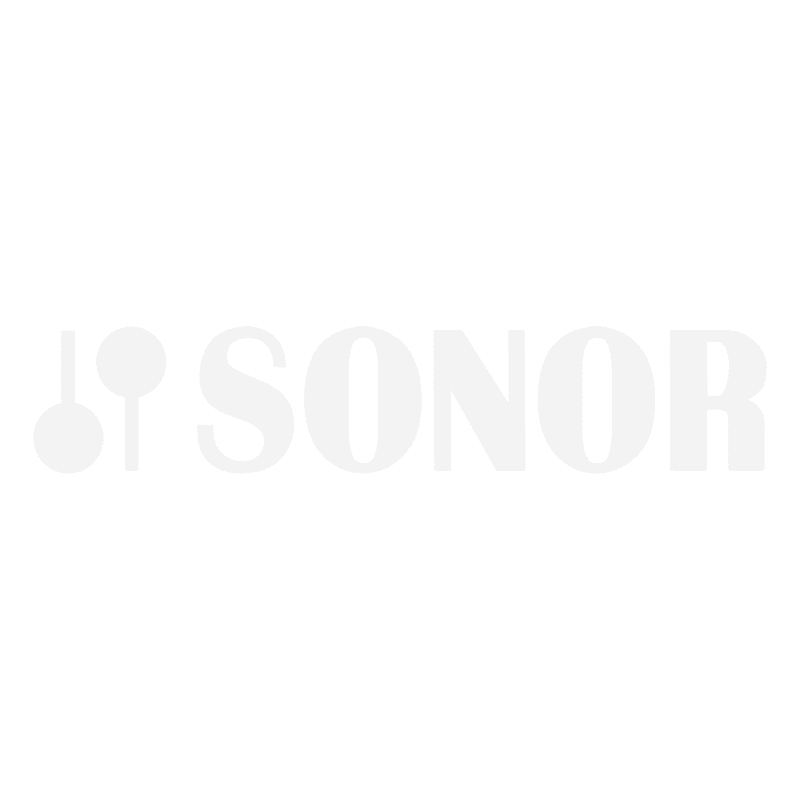 Sonor Logos-'80s Logo / 12" / Matte White | Reverb