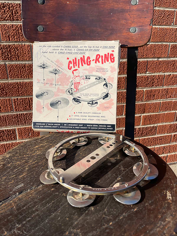 NOS Vintage Original Ralph Kester Ching Ring Hi-Hat | Reverb