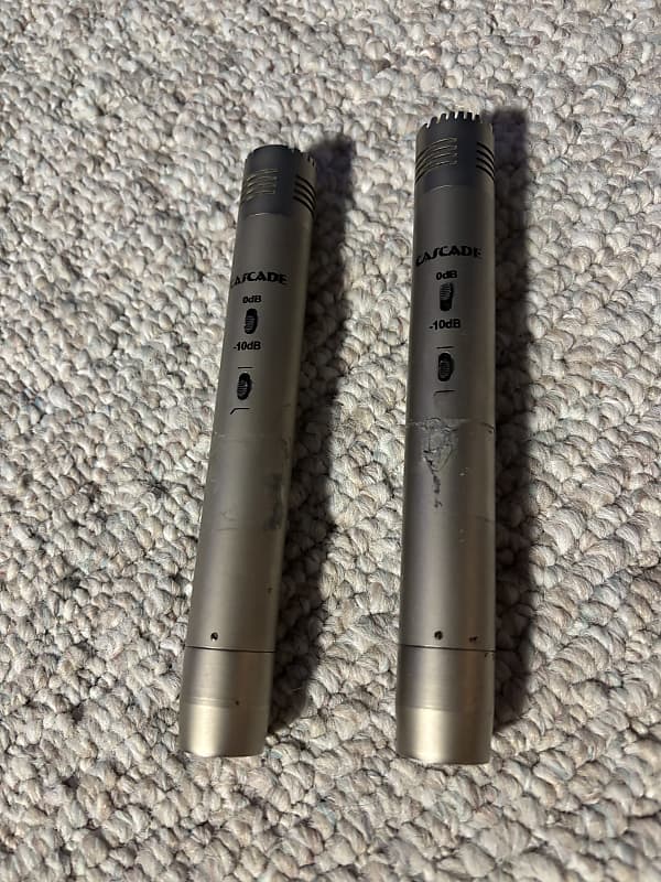 Cascade Overhead Condenser Pair (Studio Mics) | Reverb