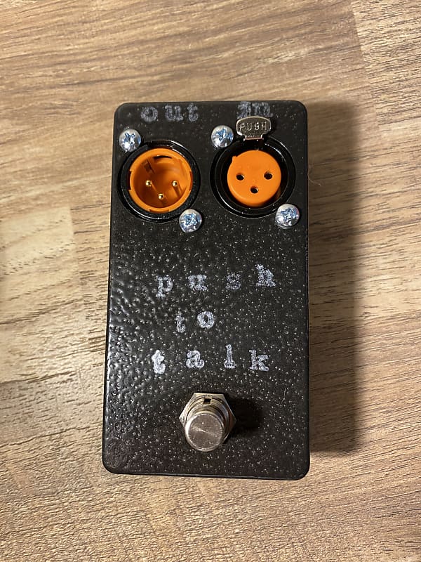c{m push to talk xlr handmade pedal | Reverb