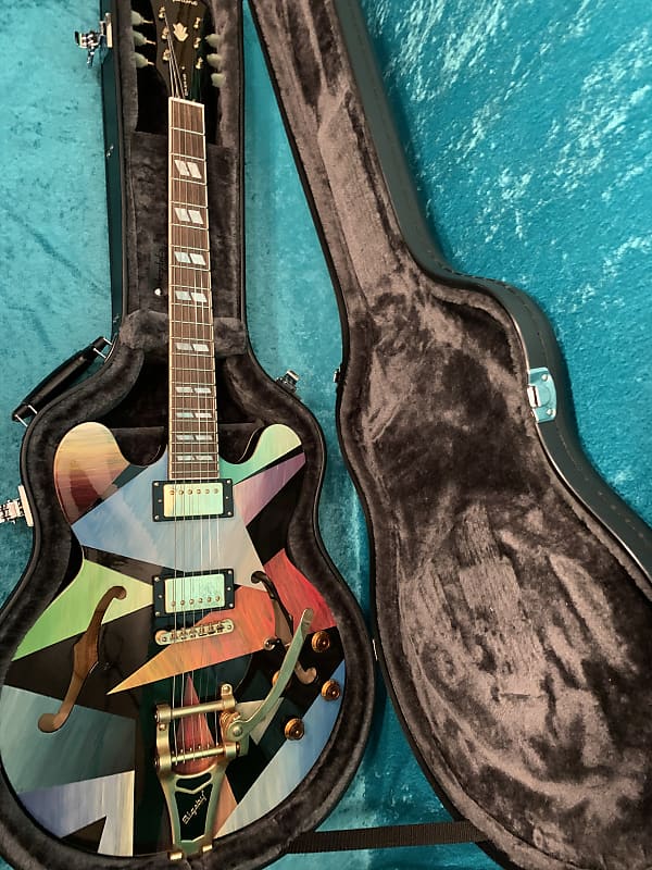 Epiphone by Gibson Es-345 - custom Hand painted | Reverb Australia