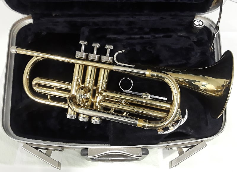 1963 Conn Director 15A shooting stars cornet, lacquer/nickel, | Reverb