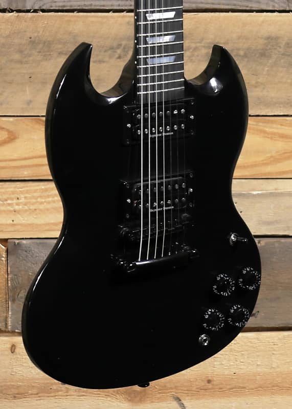Gibson SG Dark 7 7-String Electric Guitar Ebony w/ Case | Reverb
