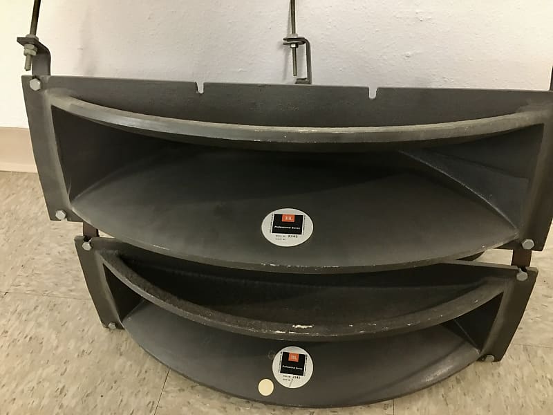 JBL 2345 Aluminum Horns - Grey | Reverb