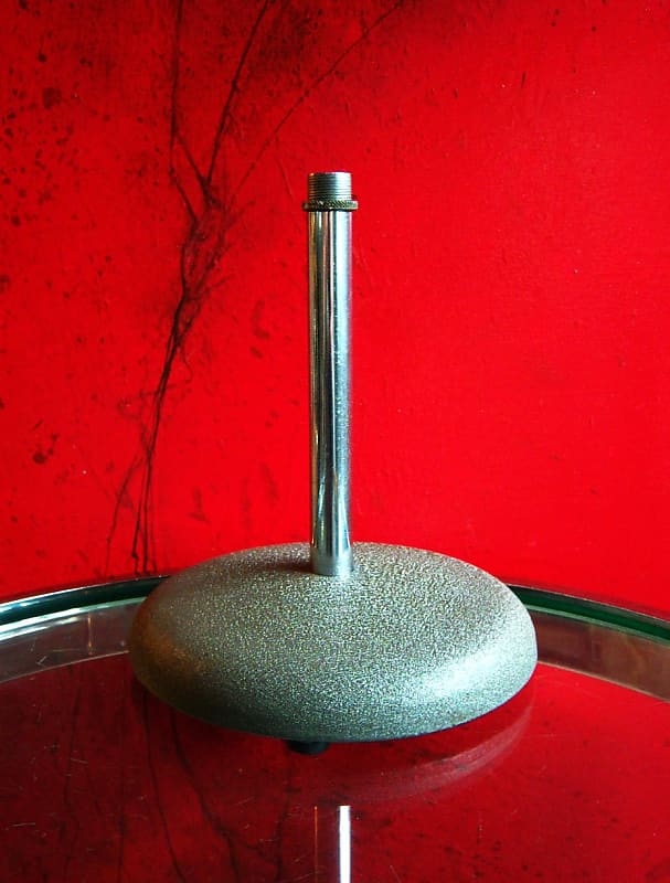 Vintage 1950's era Atlas Sound DS5 cast iron microphone desk | Reverb