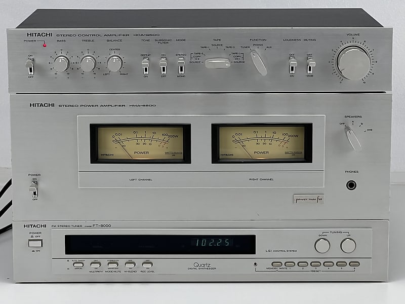 Hitachi HCA-6500 Pre Amplifier - HMA-6500 Power | Reverb Australia