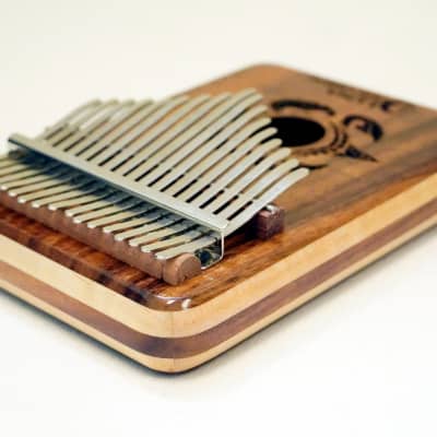 Luna Kalimba 17 Keys, Key of C, Koa/Flame Maple | Reverb