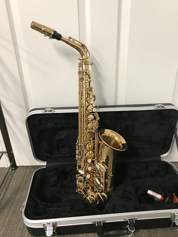 Anthem A-2000 Gold Lacquered Alto Saxophone | Reverb