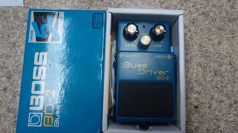 New Boss BD-2 Blues Driver Pedal /Silver Label /Taiwan | Reverb