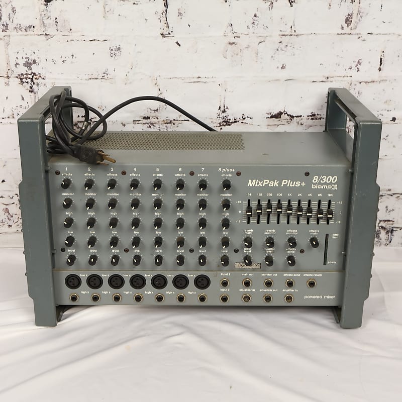 Biamp MixPak Plus+ 8 Channel Powered Mixer | Reverb