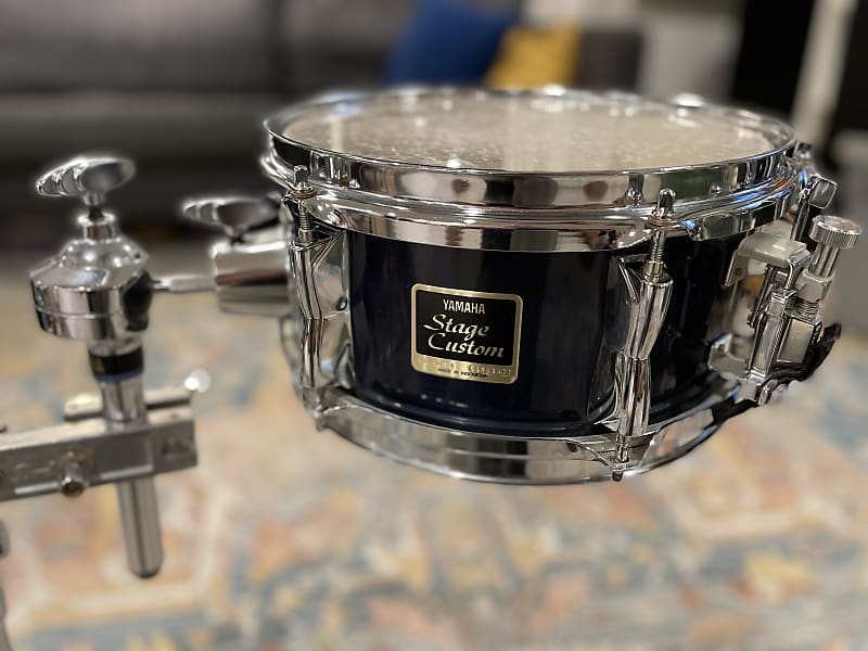 Yamaha Stage custom 5x10” popcorn snare w/mount and clamp | Reverb