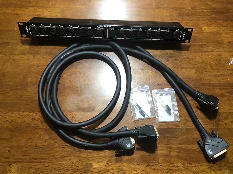 Network Sound Mamba XDB XLR 1/4” Combo to DB25 Patchbay w/ | Reverb